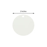 100 2" wide Round Paper Gift Tags - Black and White — LeilaniWholesale