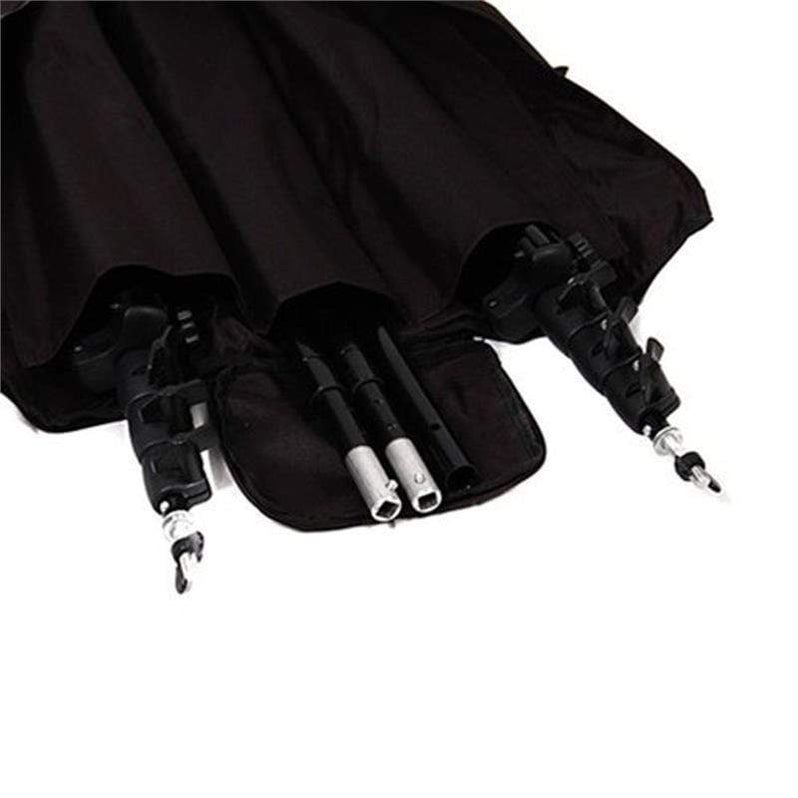12 ft x 12 ft Photography Large Backdrop Stand Kit - Black ...