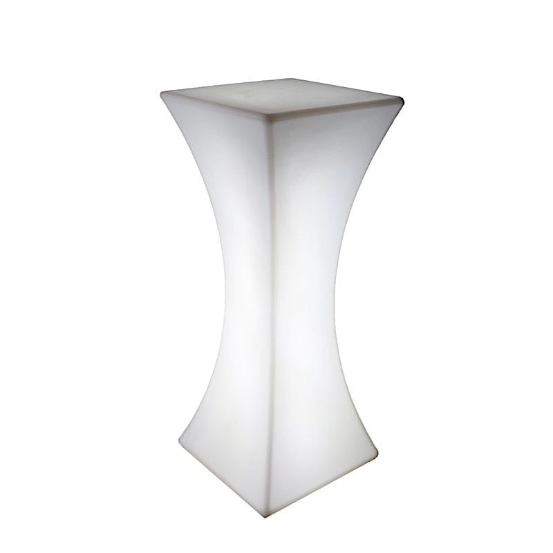 18" x 43" Rechargeable Light Up Cocktail Table Cordless LED Furniture ...