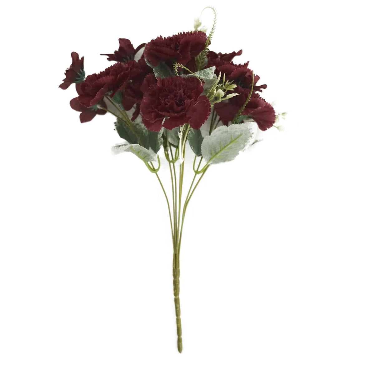 3 Bushes 14" Silk Carnation Flowers Artificial Floral Bouquets ...