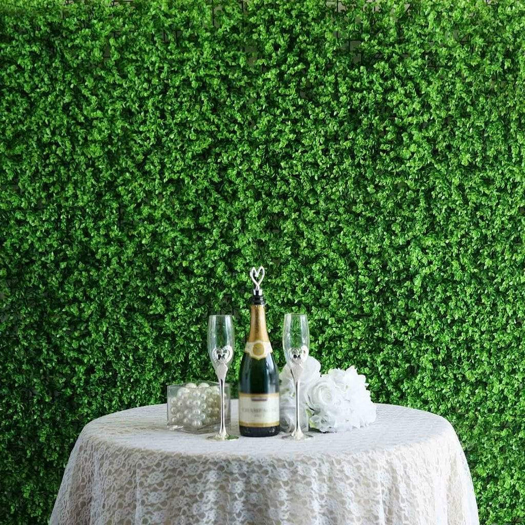 4 pcs Artificial Mini Leaves UV Protected Wall Backdrop Panels 11 sq f ...